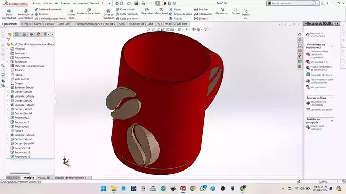 TASA DE CAFE free 3D model 3D printable | CGTrader