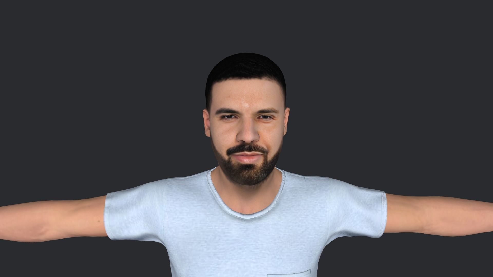 Drake nba Hyper Realistic Full Body Rigged Character 3D model rigged ...