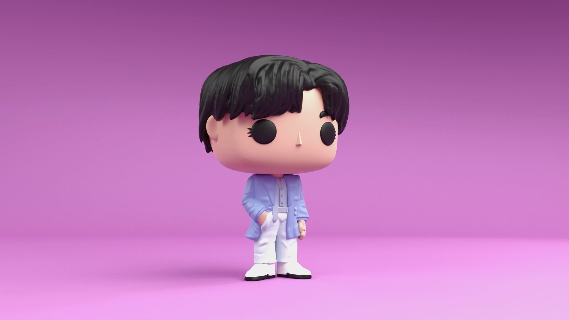 V funko Pop From BTS 3D model 3D printable | CGTrader