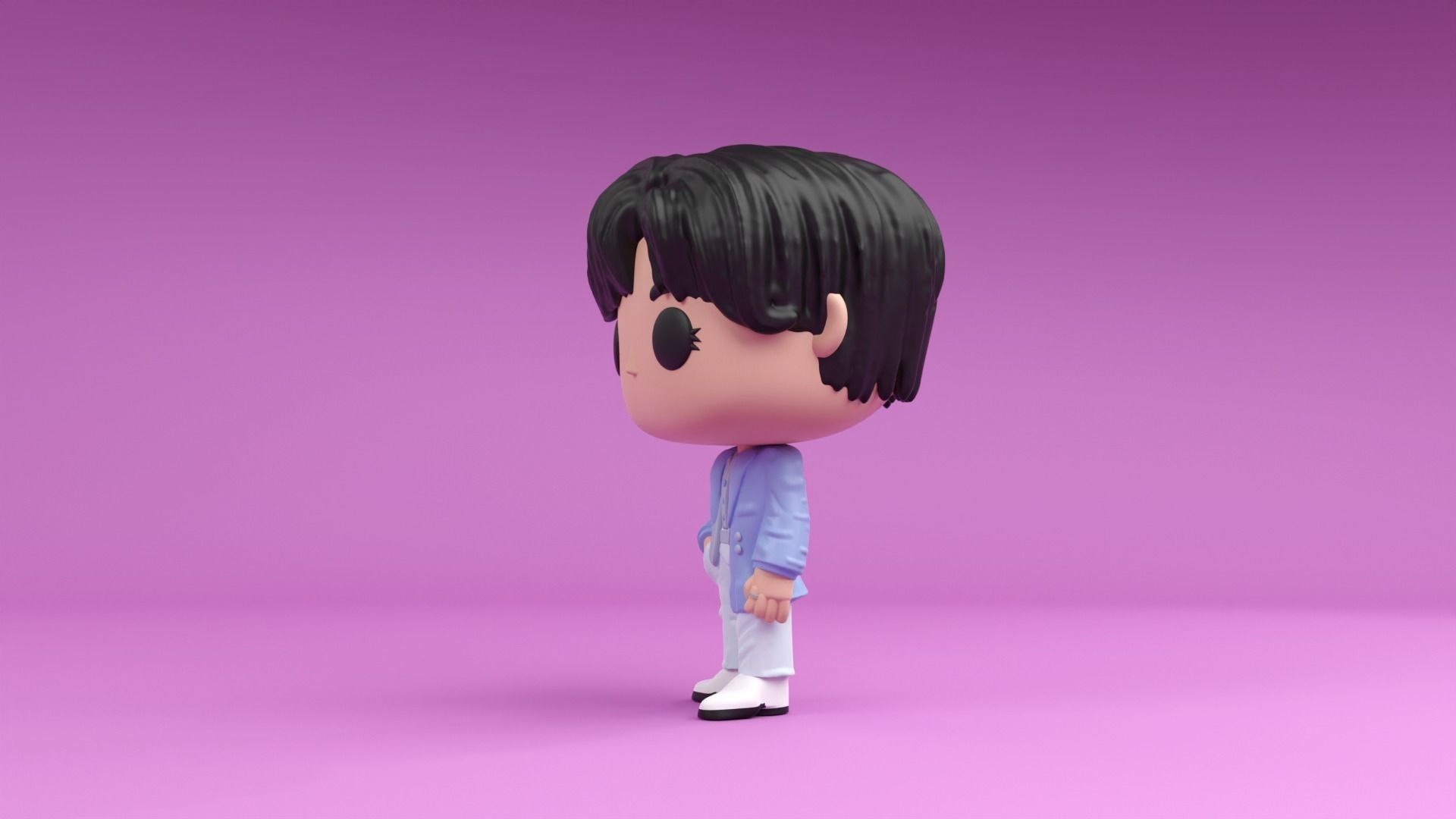 V funko Pop From BTS 3D model 3D printable | CGTrader