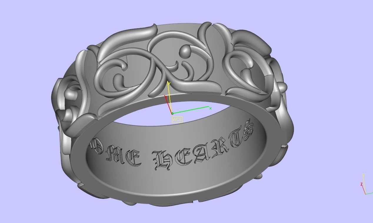 CHROME HEARTS Textures Rings 3D model animated rigged | CGTrader