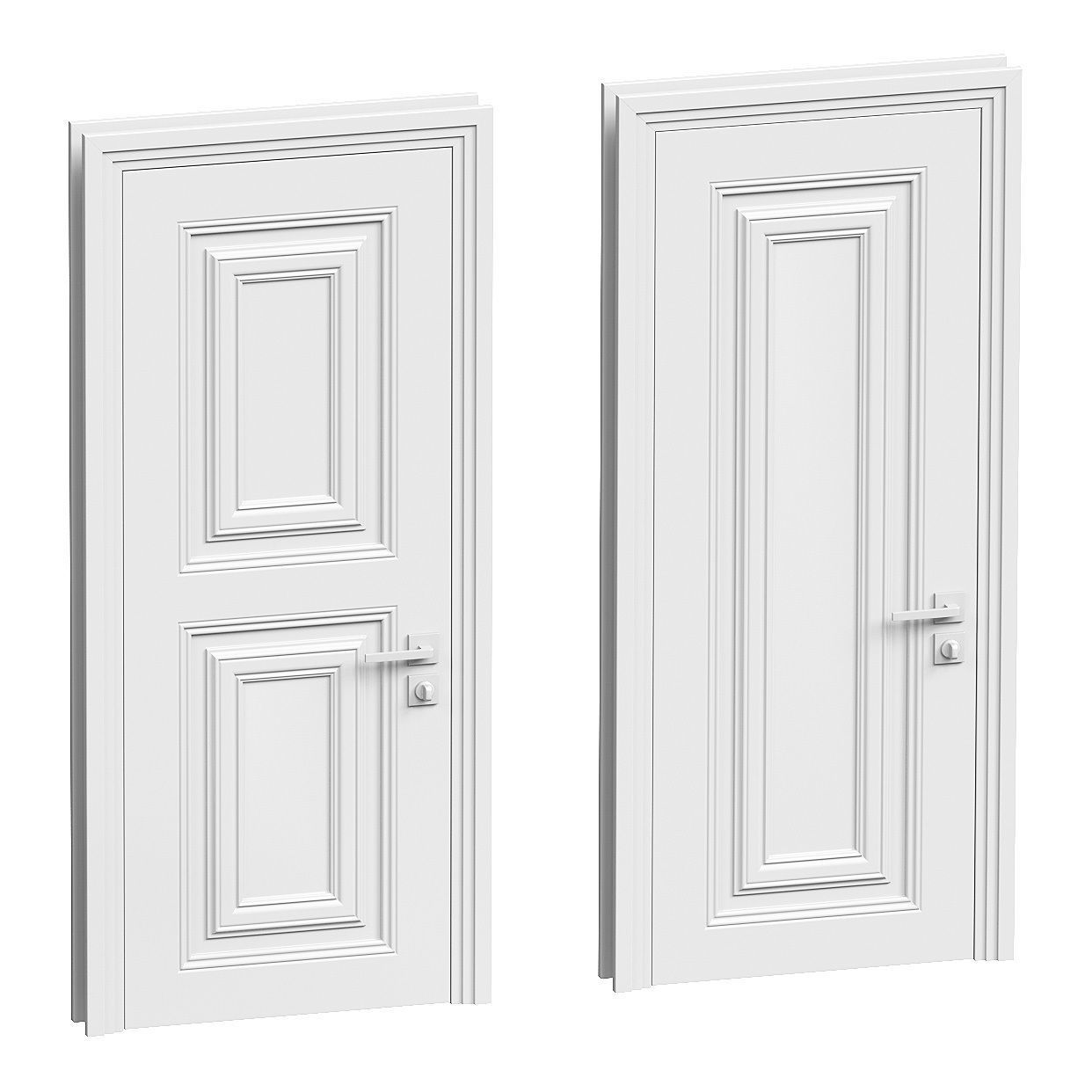 Set of classic doors v2 3D model | CGTrader