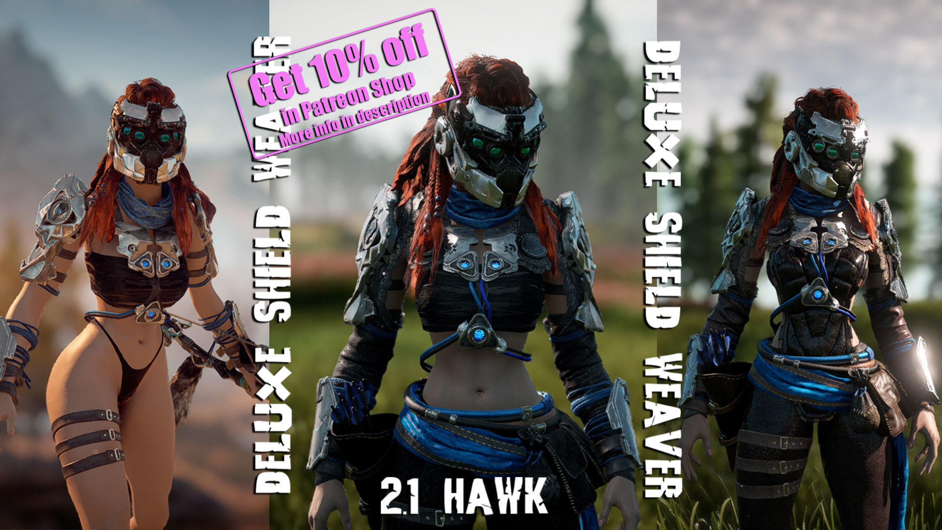 Horizon Zero Dawn - Deluxe Shield Weaver v2-1 Hawk 3D model | CGTrader