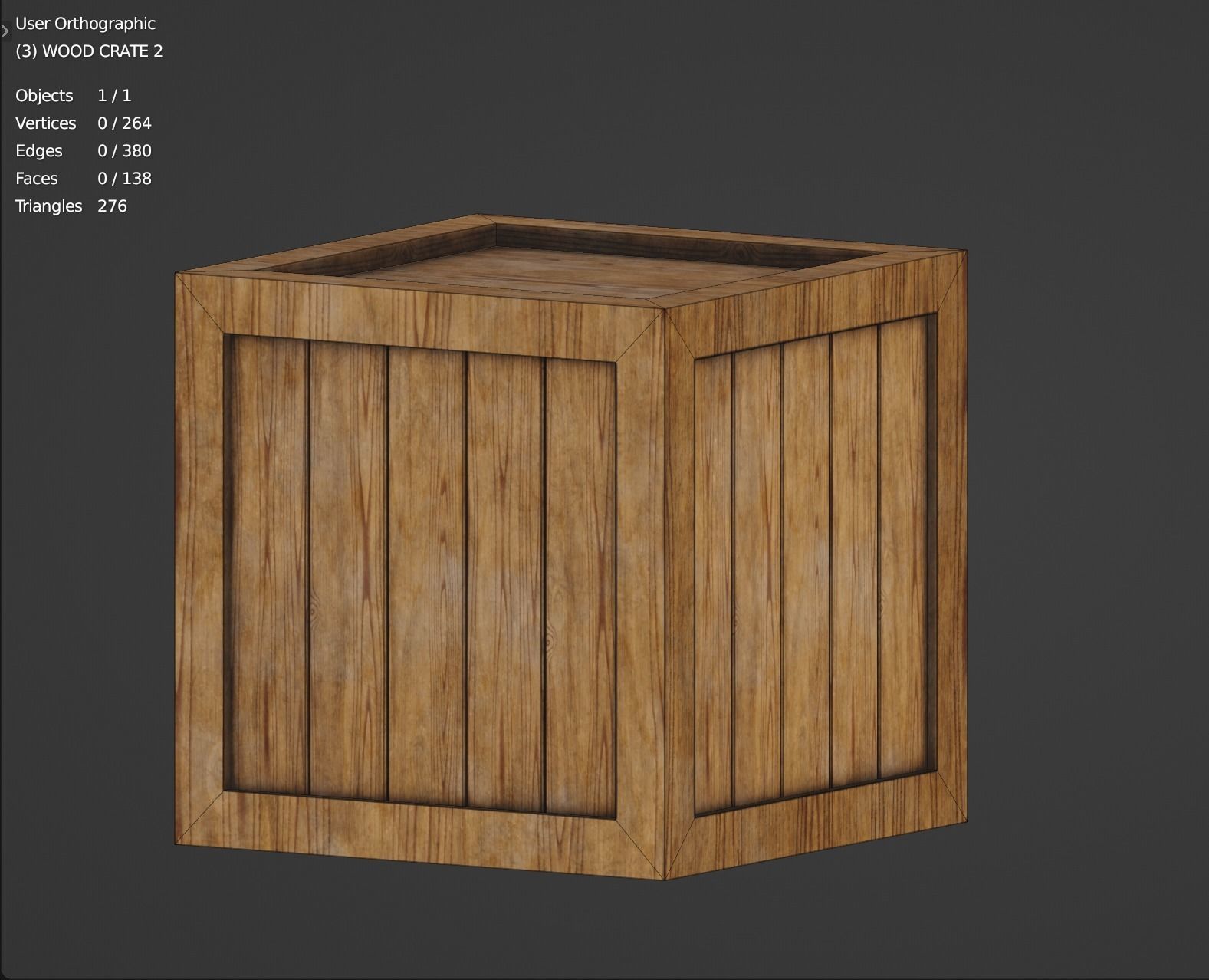3D model Wooden Crates Pack 6 pcs - Wood Box and Crates Collection VR ...