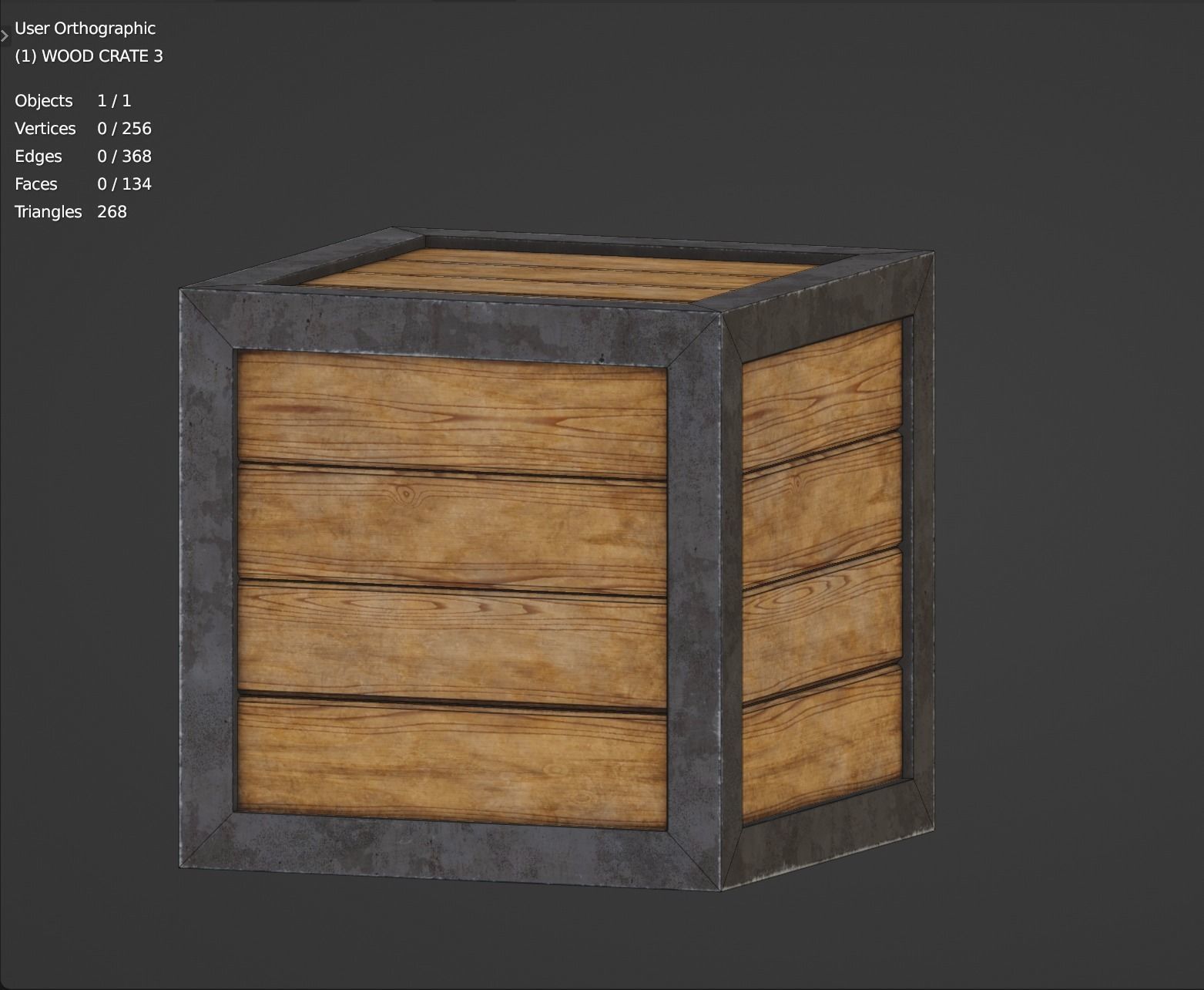 3D model Wooden Crates Pack 6 pcs - Wood Box and Crates Collection VR ...