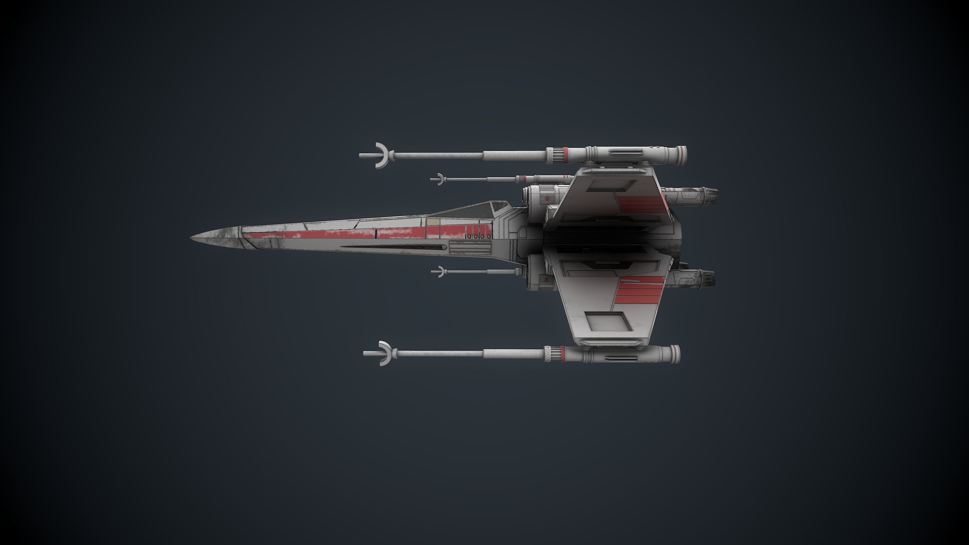 X-Wing Starfighter 3D model 3D printable | CGTrader