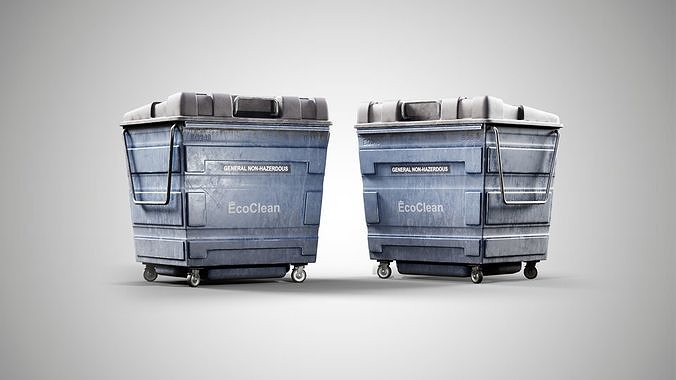 Waste Container 3D model | CGTrader