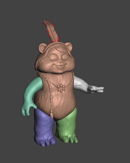 STL File 3D Ewoks Latara 3D Print Model 3D OBJ 3D print model 3D model ...