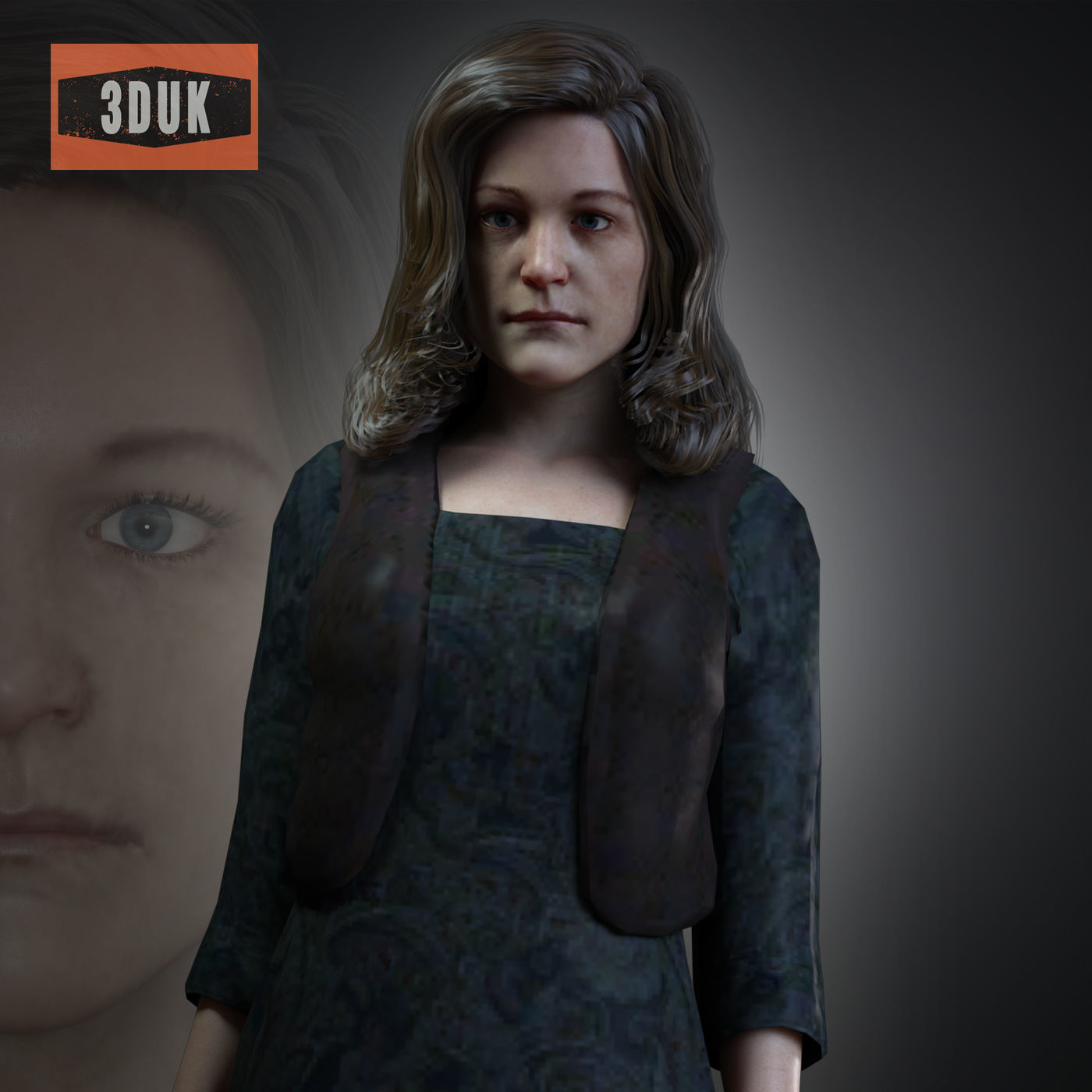 HP Lilly Potter For Genesis 8 Female 3D model rigged | CGTrader