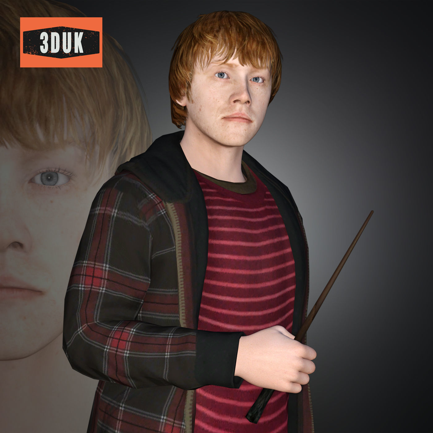 HP Ron Weasley For Genesis 8 Male 3D model | CGTrader