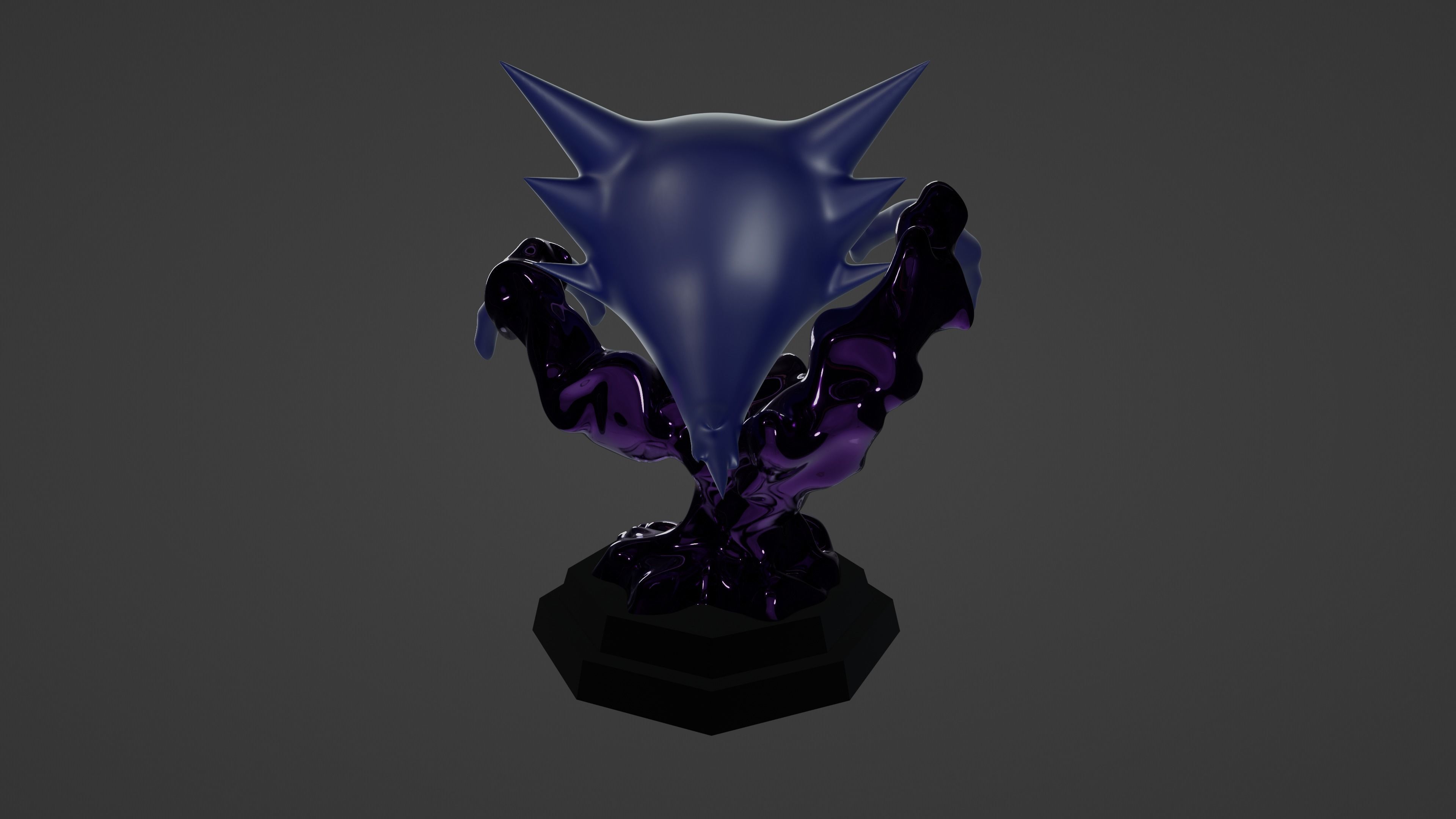 Haunter Pokemon Figure 3D model 3D printable | CGTrader