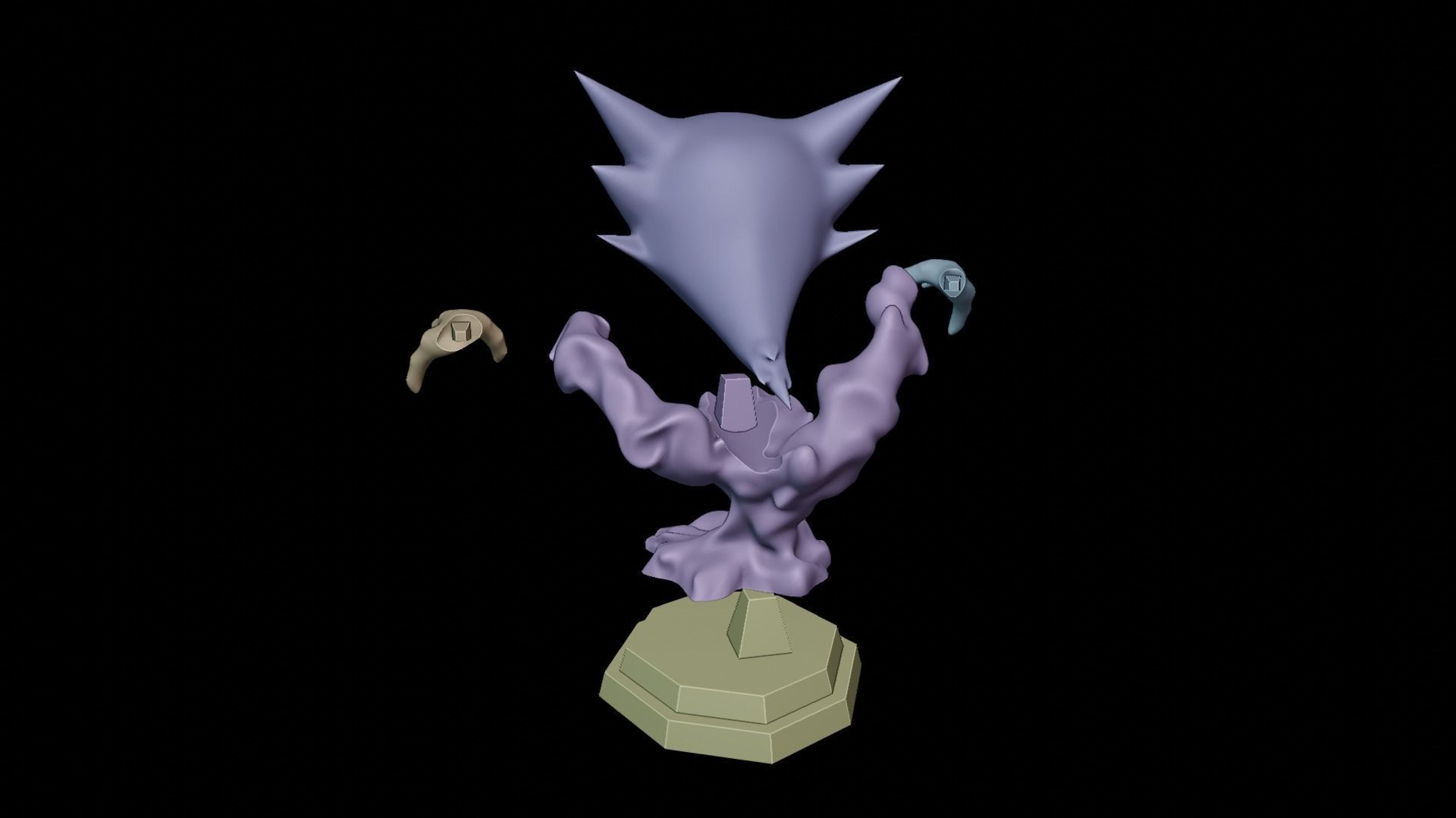 Haunter Pokemon Figure 3D model 3D printable | CGTrader