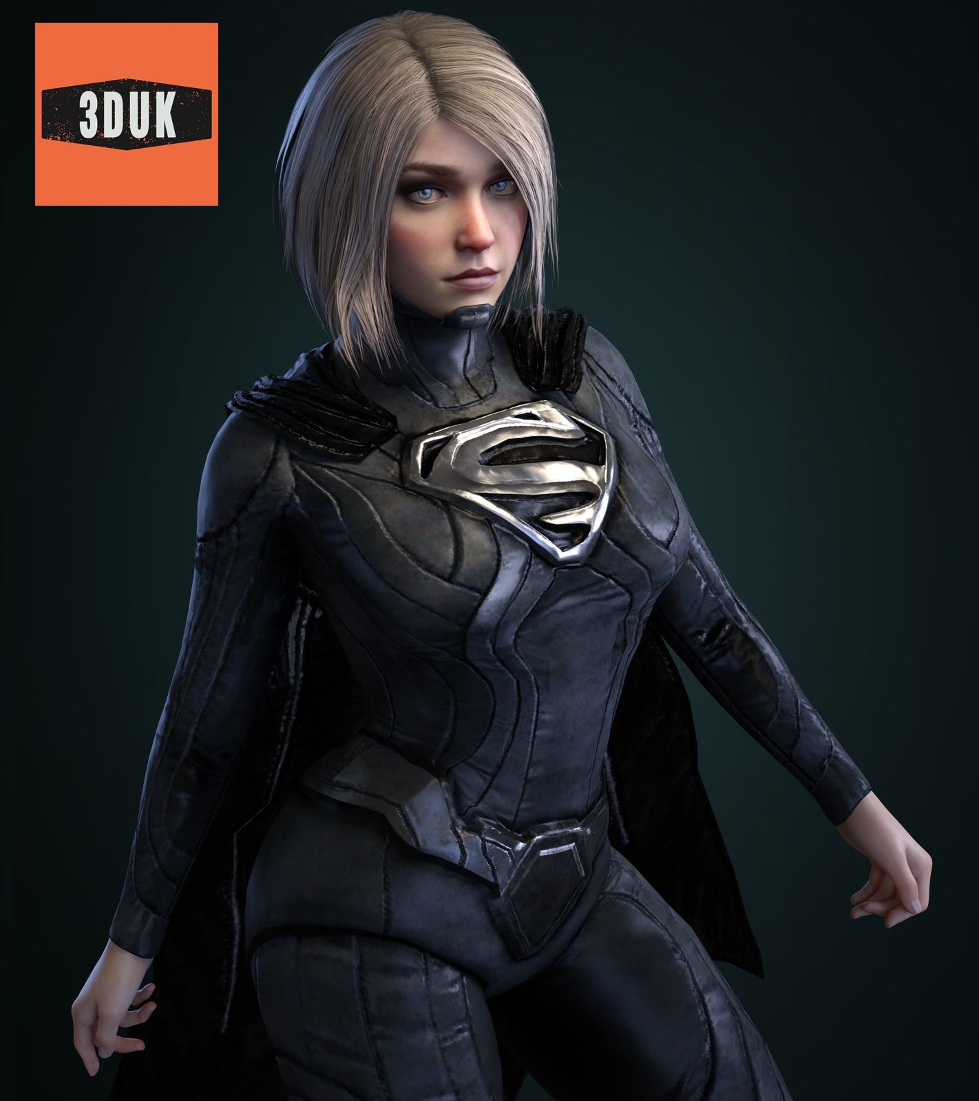 Injustice SuperGirl For Genesis 8 Female 3D model rigged | CGTrader