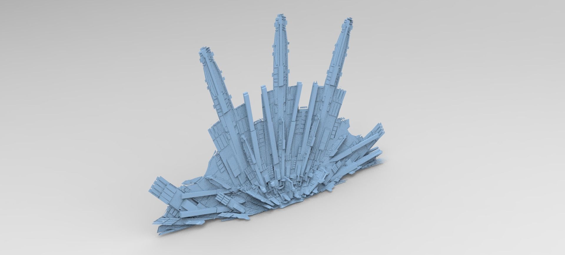 Sci fi Scorpion Claw rock 2 3D model | CGTrader