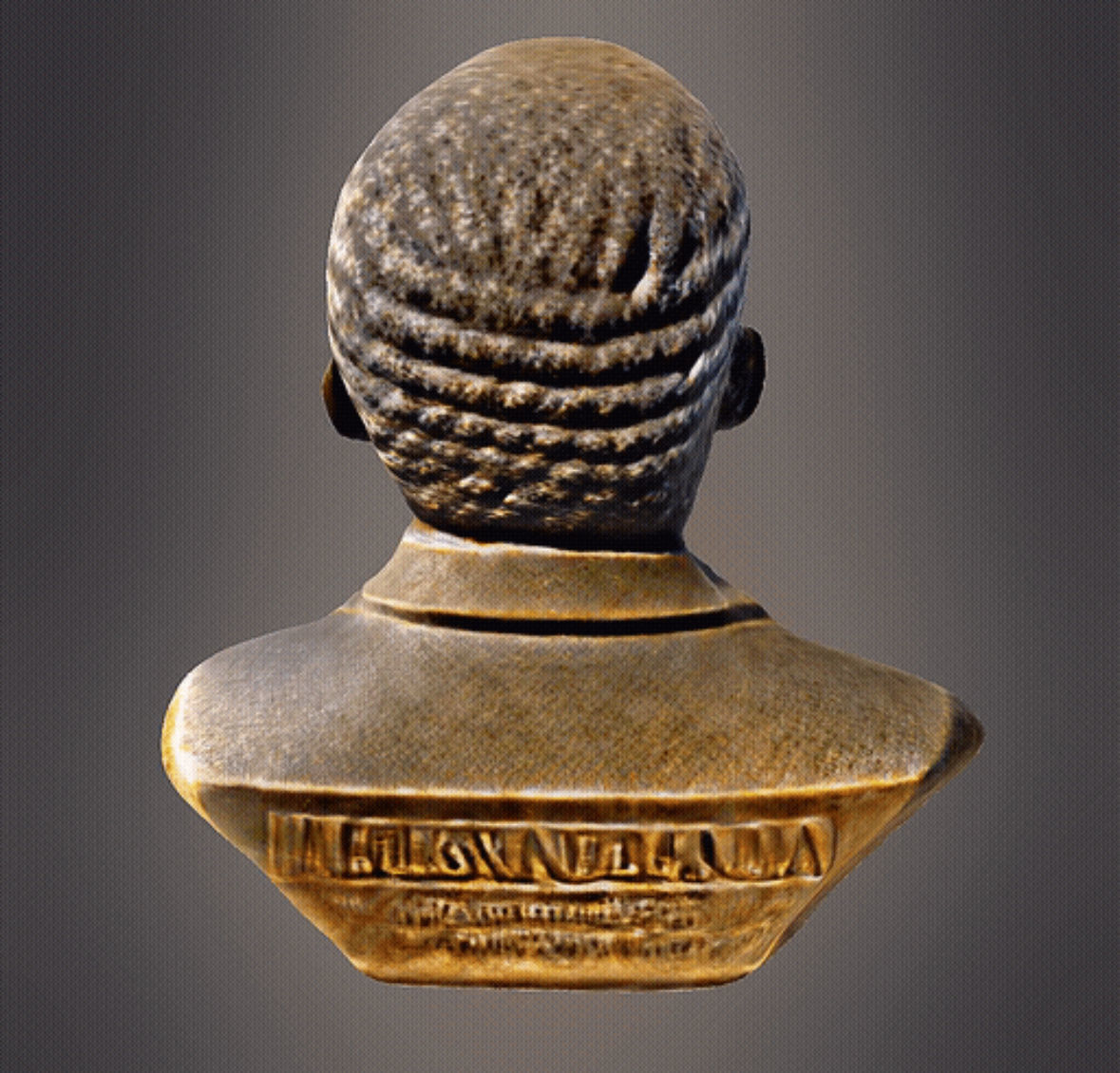 Nelson Mandela 3d Bust 3D model 3D printable | CGTrader