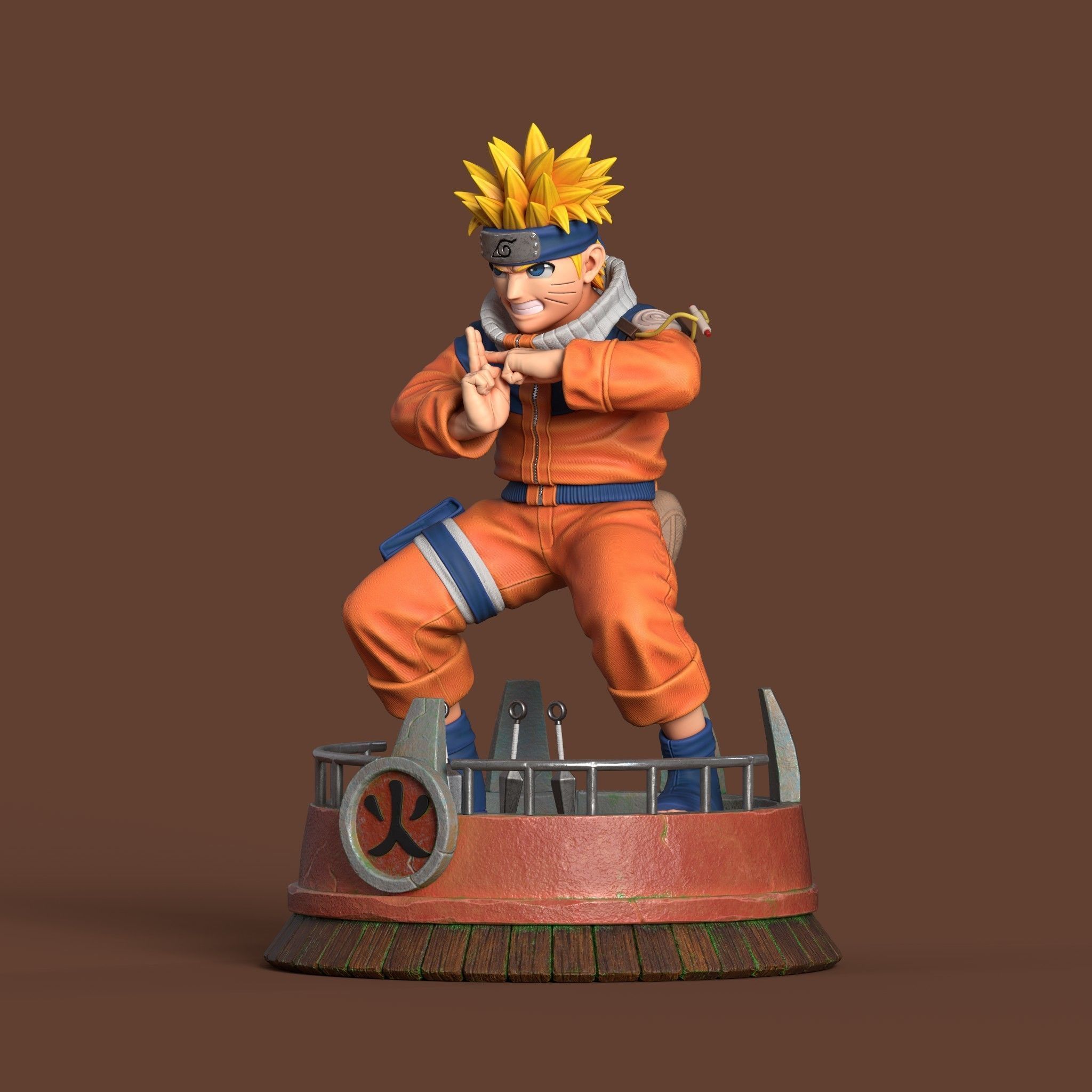 Naruto fan art 3d printing 3D model 3D printable | CGTrader
