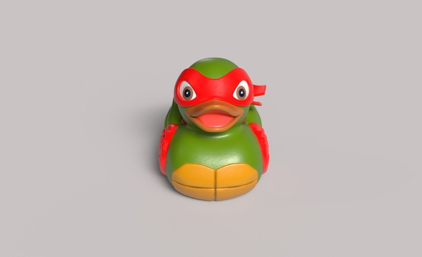 ninja turtle Duck 3D model 3D printable | CGTrader
