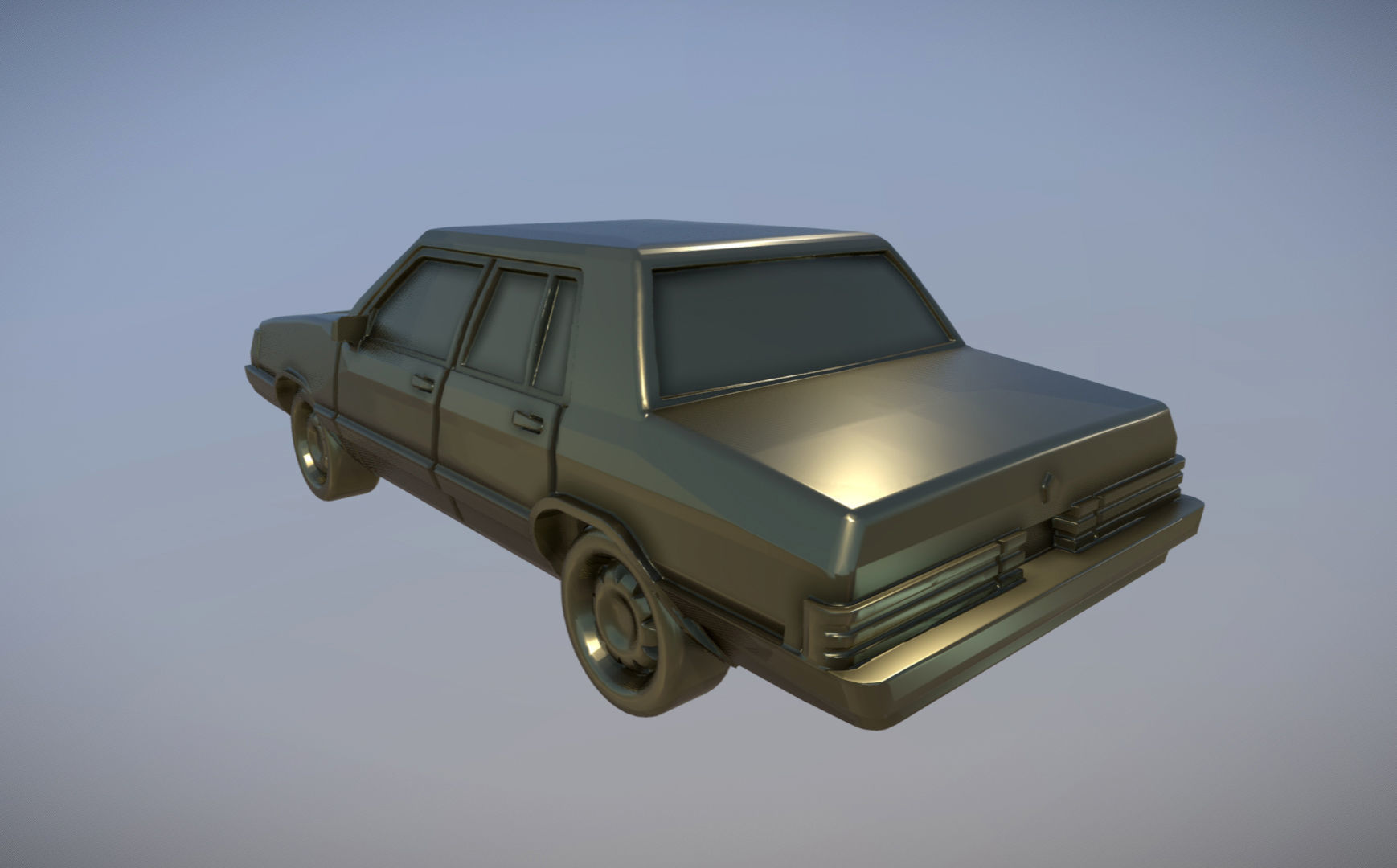 3D Printable Plymouth Reliant K Car Miniature 3D model 3D printable ...