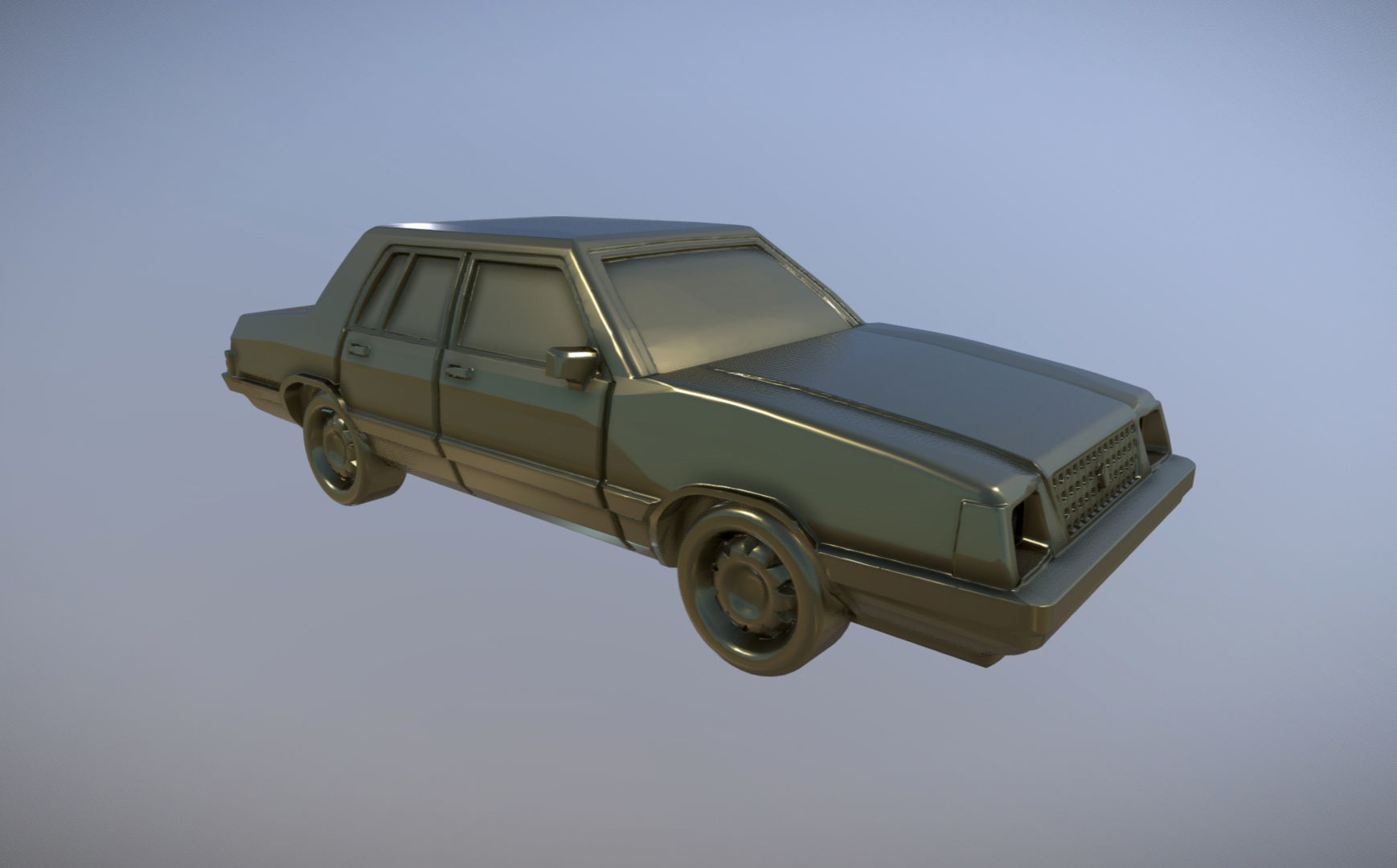 3D Printable Plymouth Reliant K Car Miniature 3D model 3D printable ...