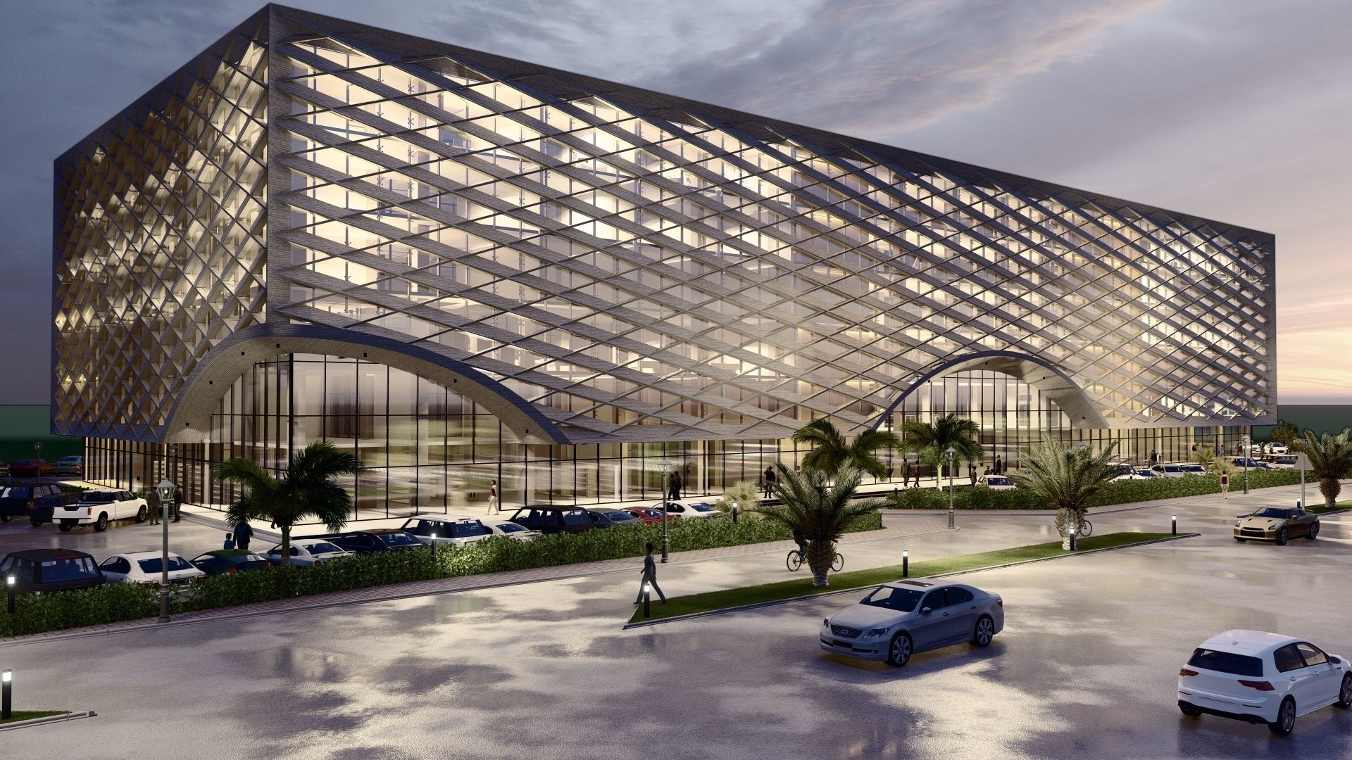 Modern Shopping Mall Revit Design 3D model | CGTrader