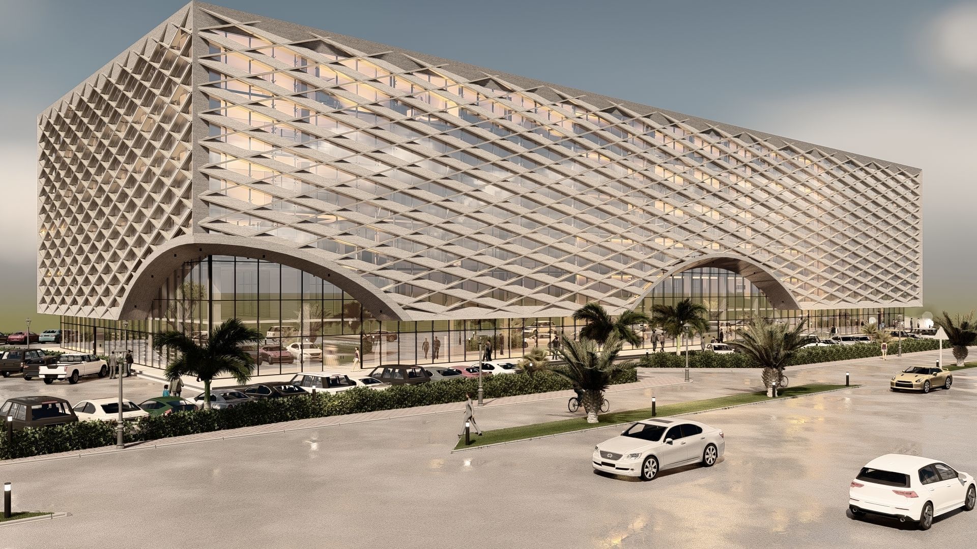 Modern Shopping Mall Revit Design 3D model | CGTrader