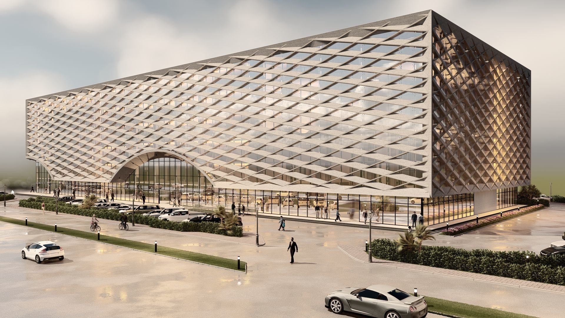 Modern Shopping Mall Revit Design 3D model | CGTrader