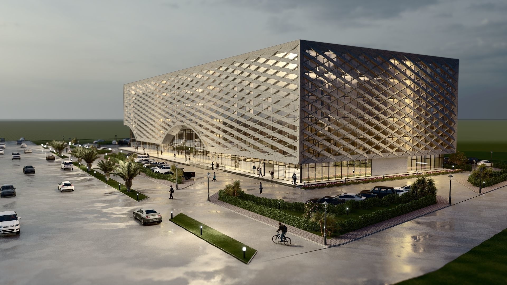 Modern Shopping Mall Revit Design 3D model | CGTrader