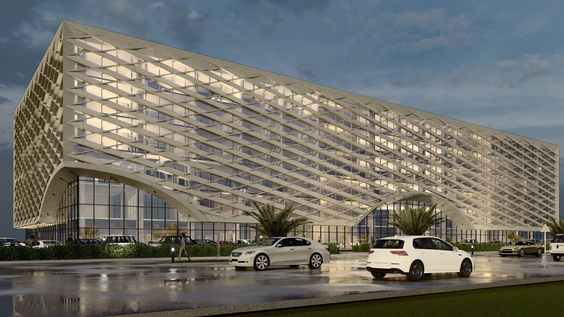 Modern Shopping Mall Revit Design 3D model | CGTrader