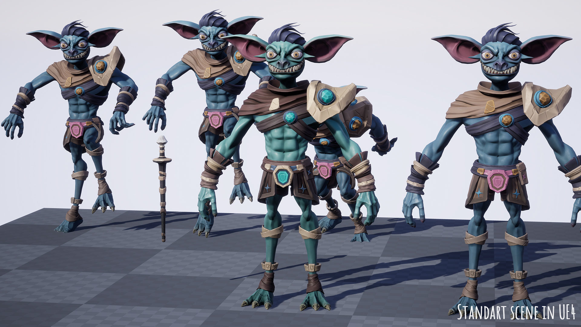 3D model Stylized Goblin 01 VR / AR / low-poly rigged | CGTrader