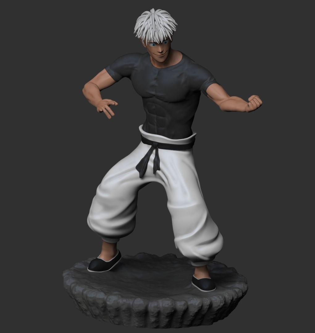 Gojo Satoru from Jutjutsu Kaisen free 3D model 3D printable | CGTrader