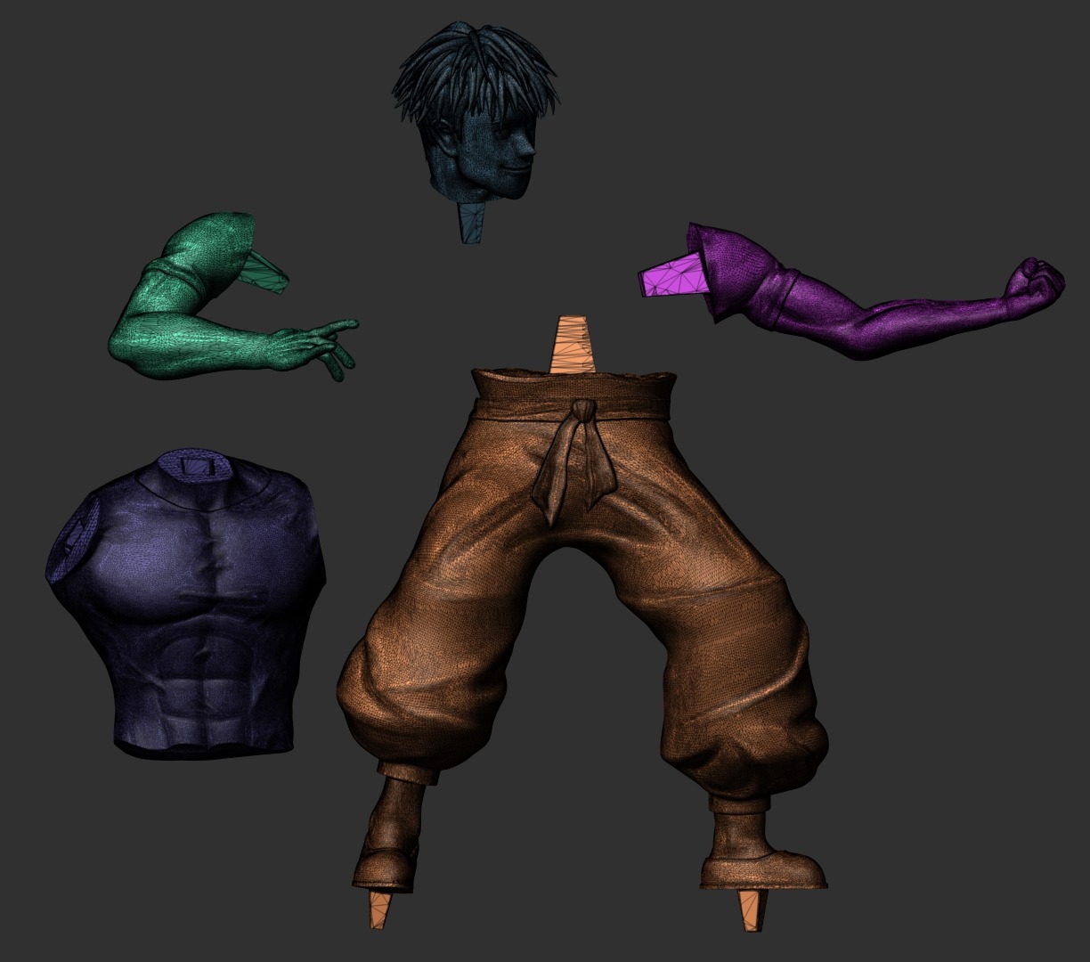 Gojo Satoru from Jutjutsu Kaisen free 3D model 3D printable | CGTrader