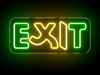 Running Exit Neon Sign 3D model | CGTrader