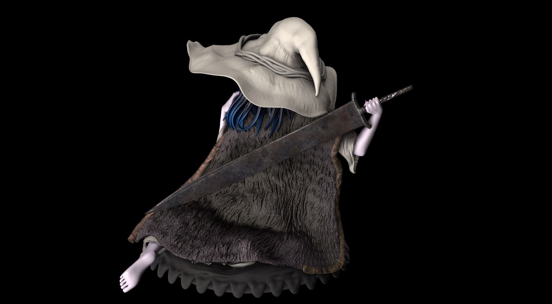 Ranni the Witch - Elden Ring - 1TO10 STL FILE 3D PRINT MODEL 3D model ...