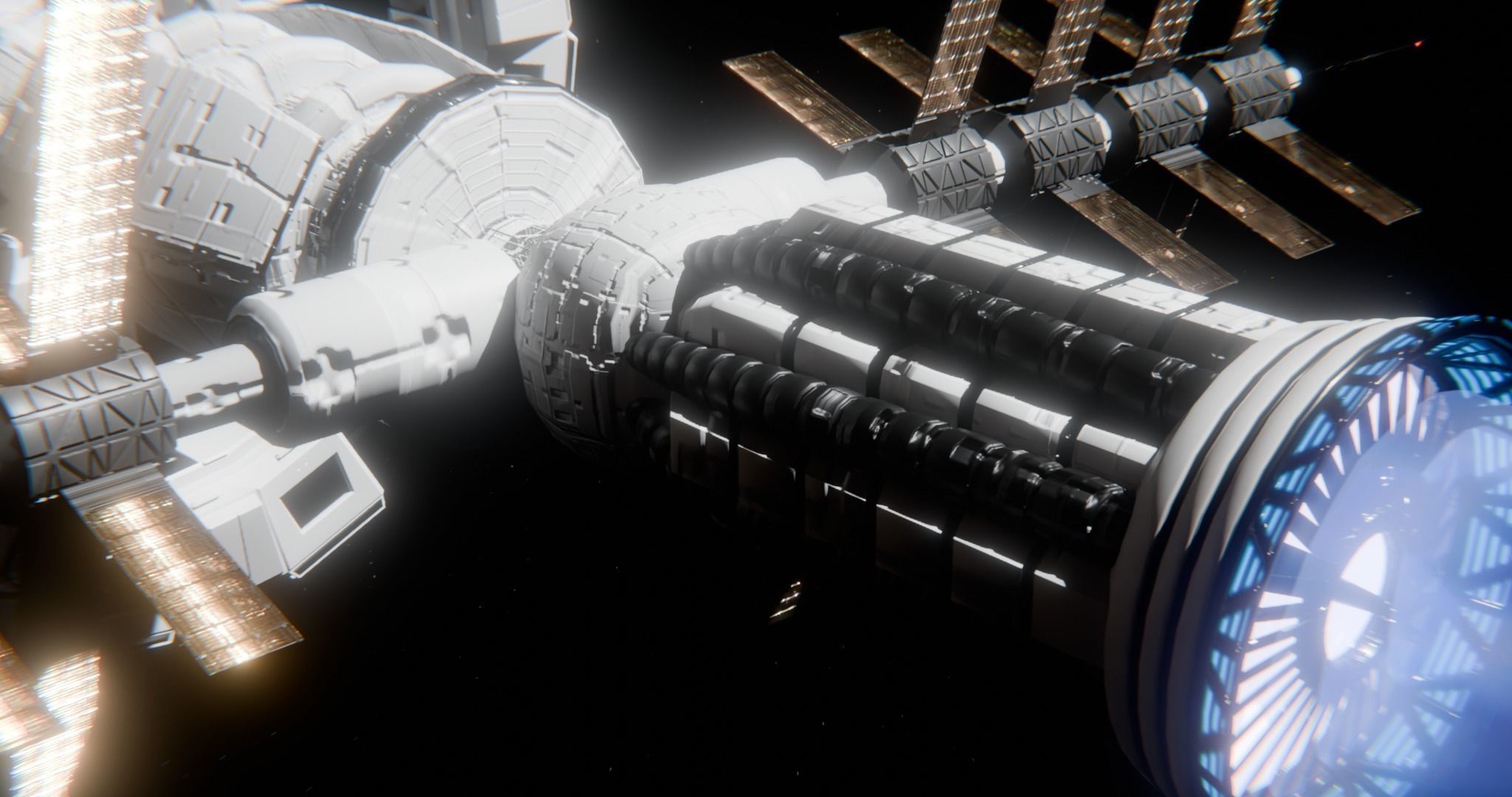 Space Station 3D Model 3D model | CGTrader