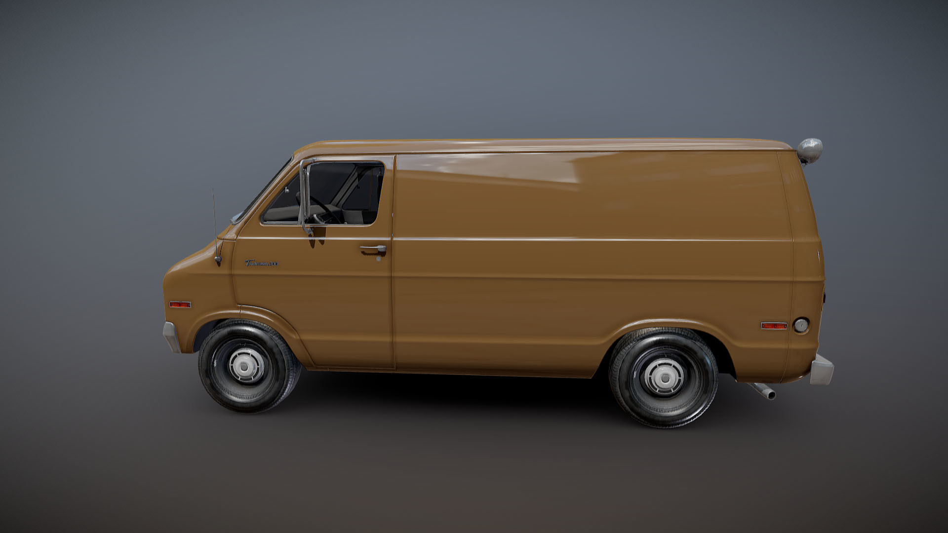 Dodge Tradesman 1971 van 3D model animated | CGTrader