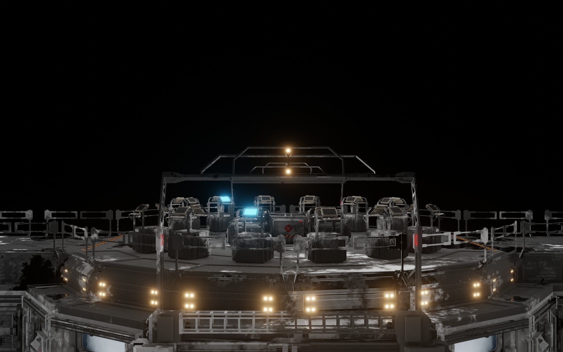 Base of operations computer center building 3d model 3D model | CGTrader