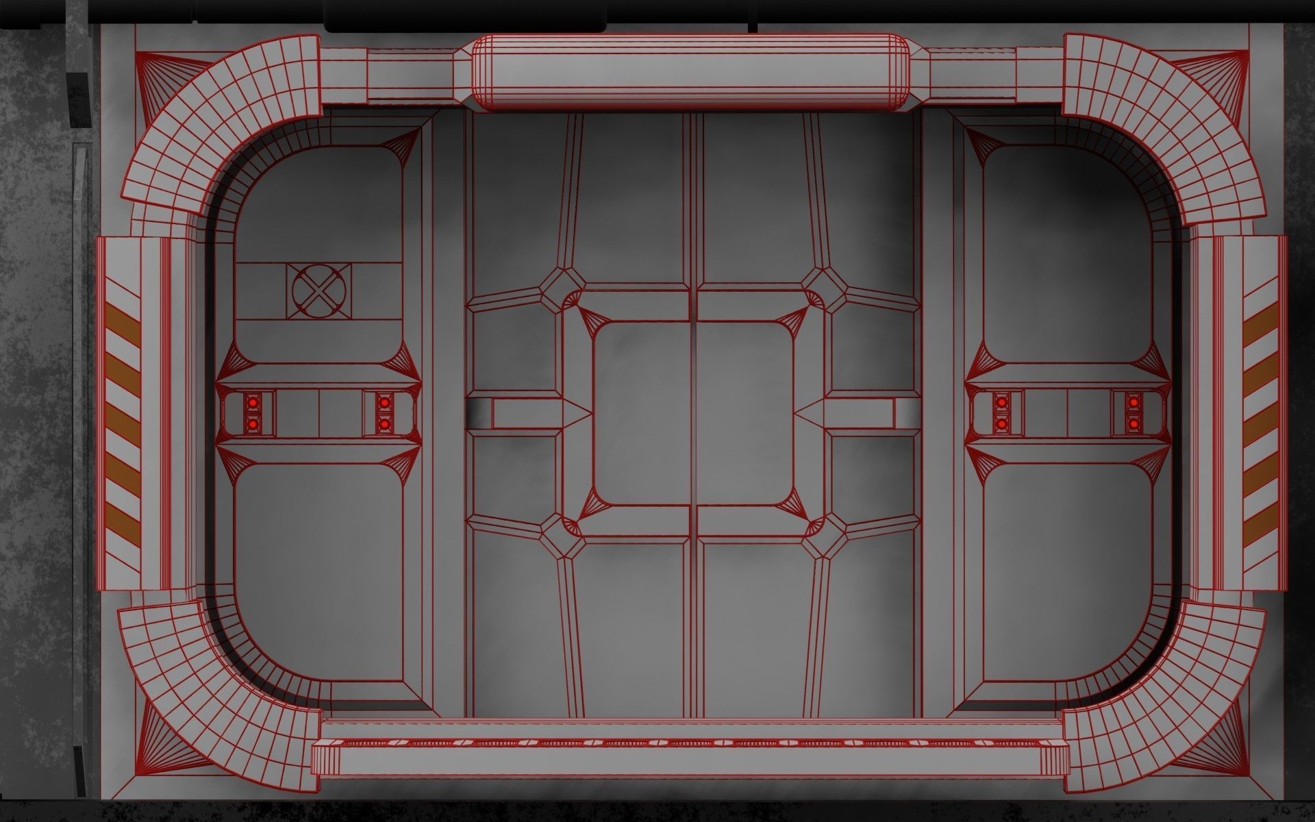 Base of operations computer center building 3d model 3D model | CGTrader