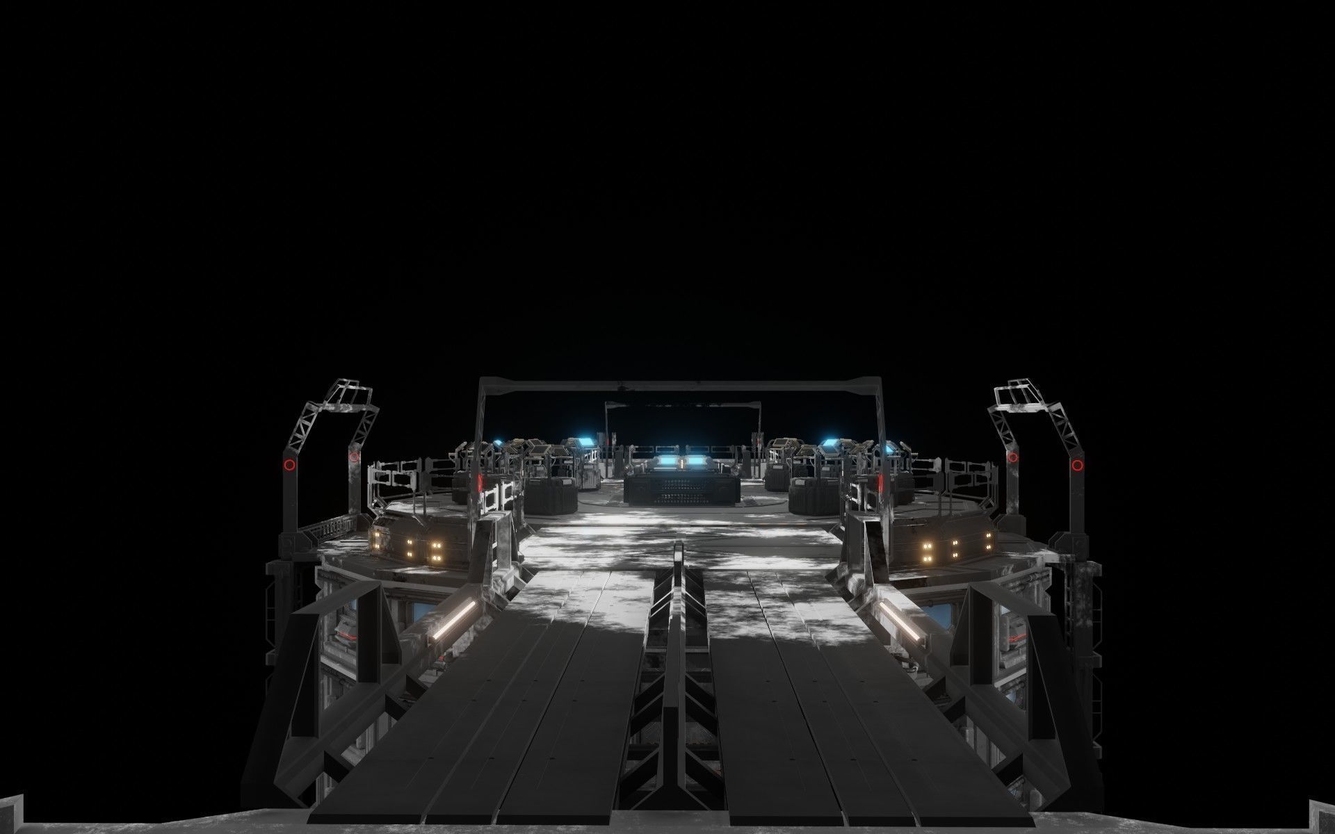 Base of operations computer center building 3d model 3D model | CGTrader