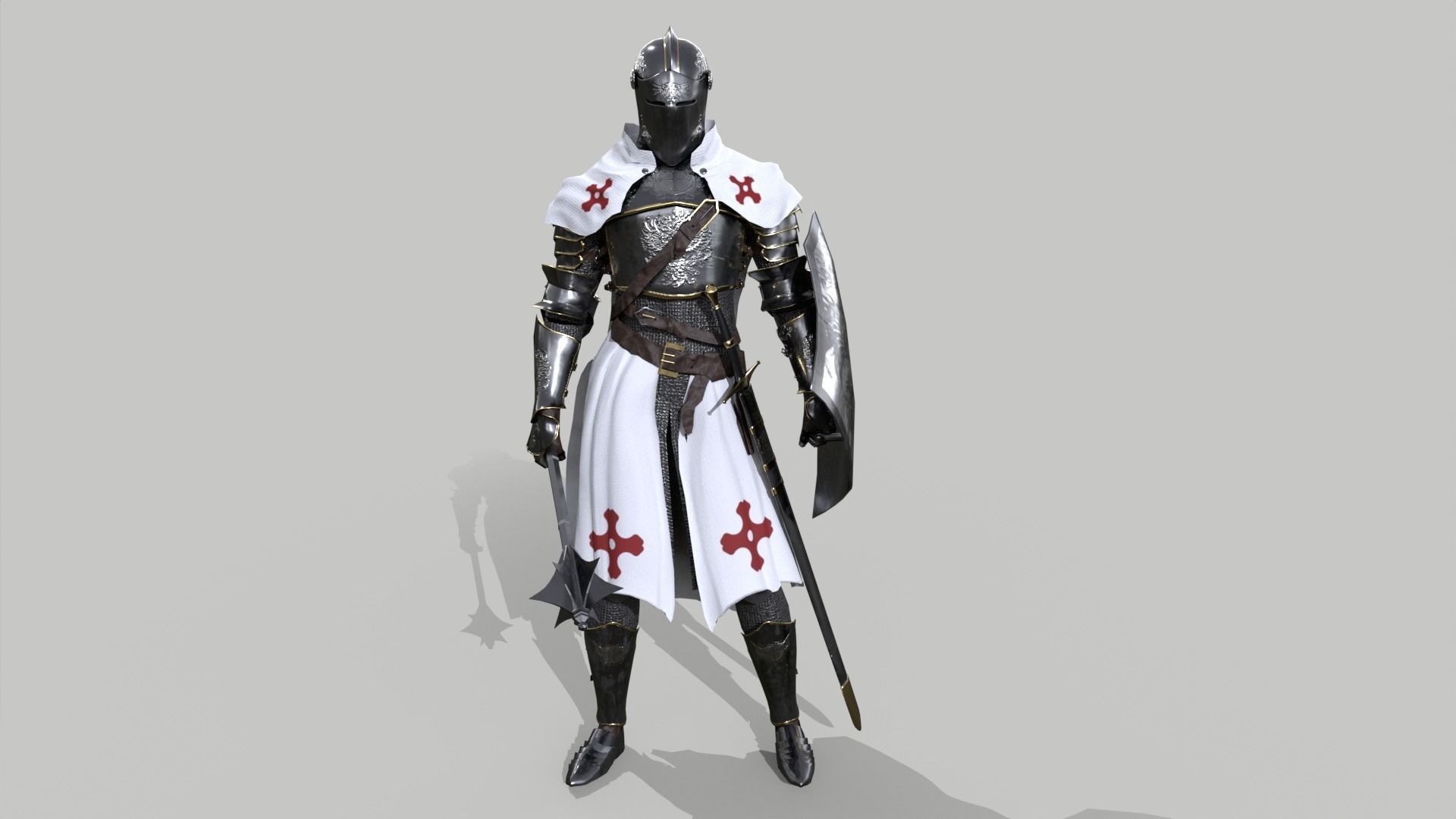 3D model White Knight VR / AR / low-poly | CGTrader