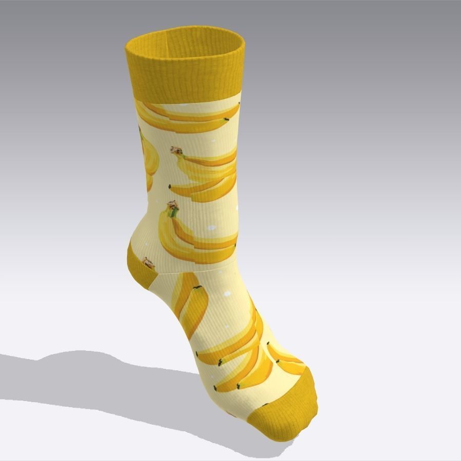 sock mockup 3D model | CGTrader