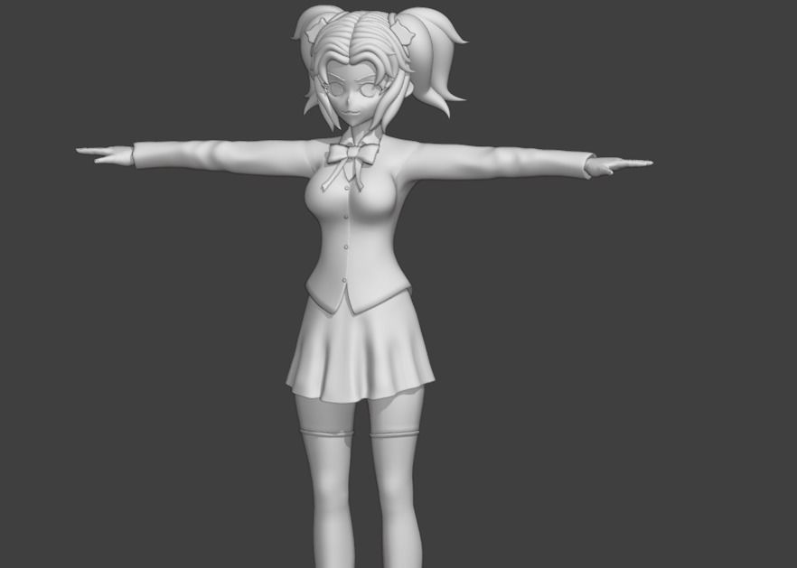 3D model JAPANESE GIRL VRCHAT AVATAR VR / AR / low-poly | CGTrader