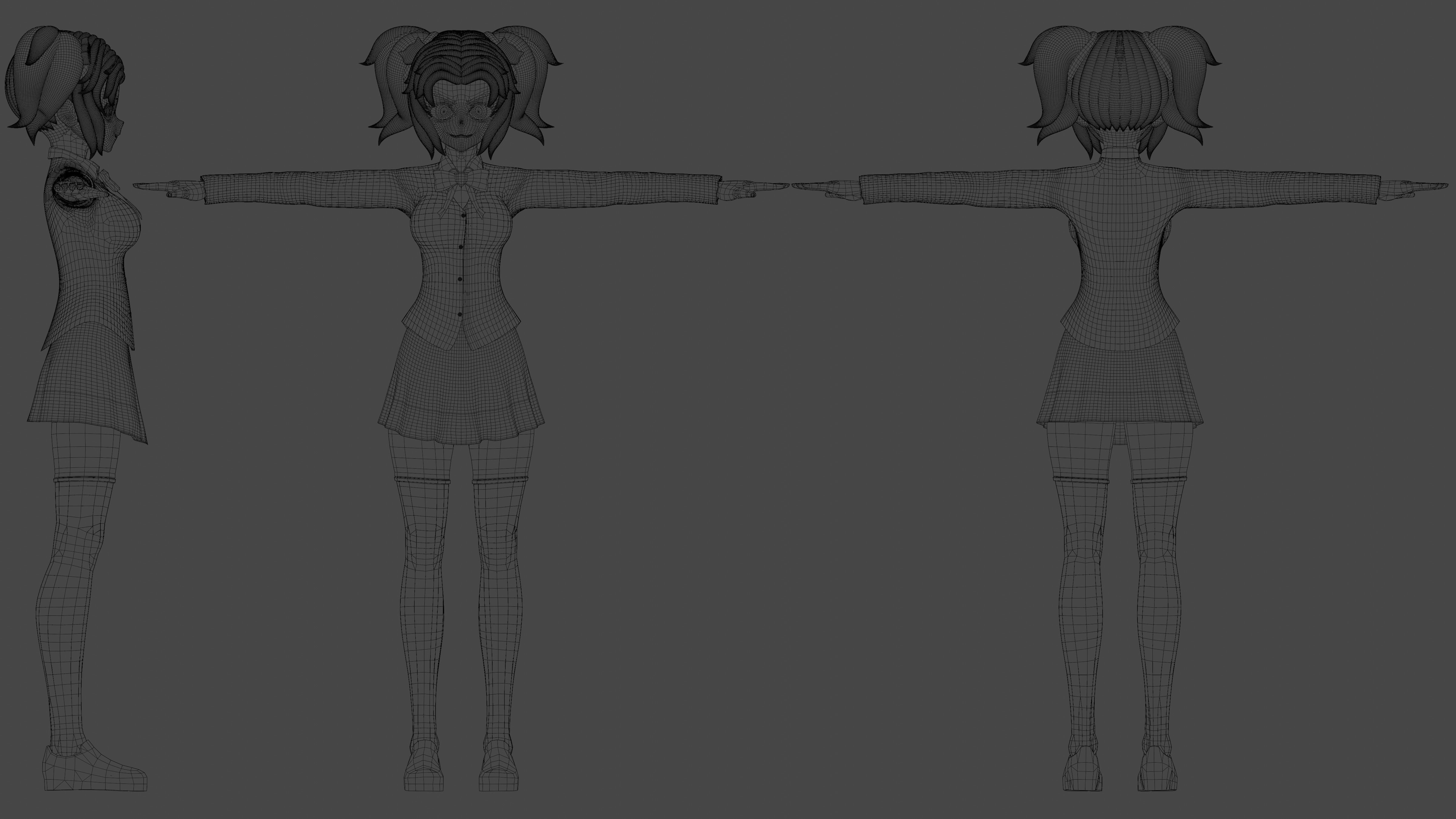 3D model JAPANESE GIRL VRCHAT AVATAR VR / AR / low-poly | CGTrader