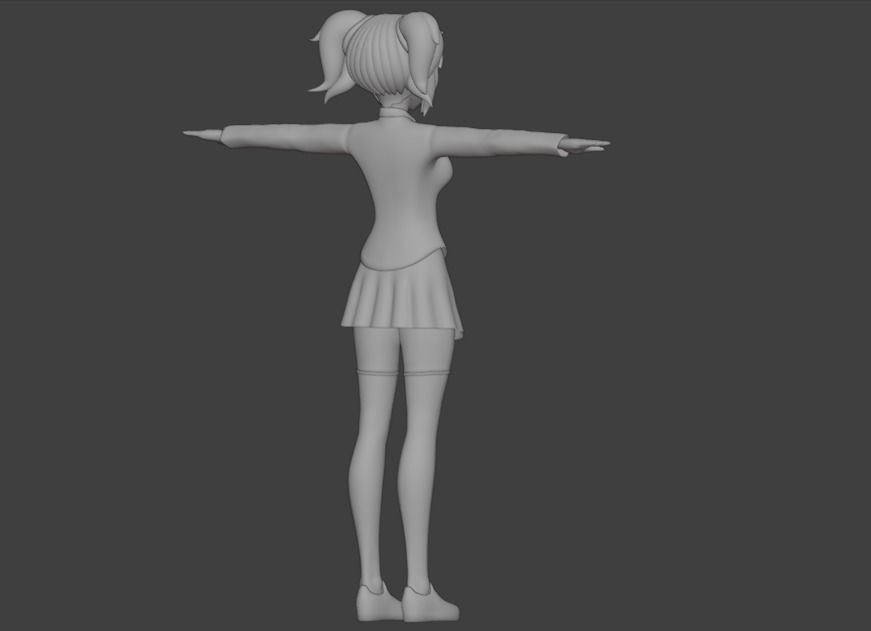 3D model JAPANESE GIRL VRCHAT AVATAR VR / AR / low-poly | CGTrader