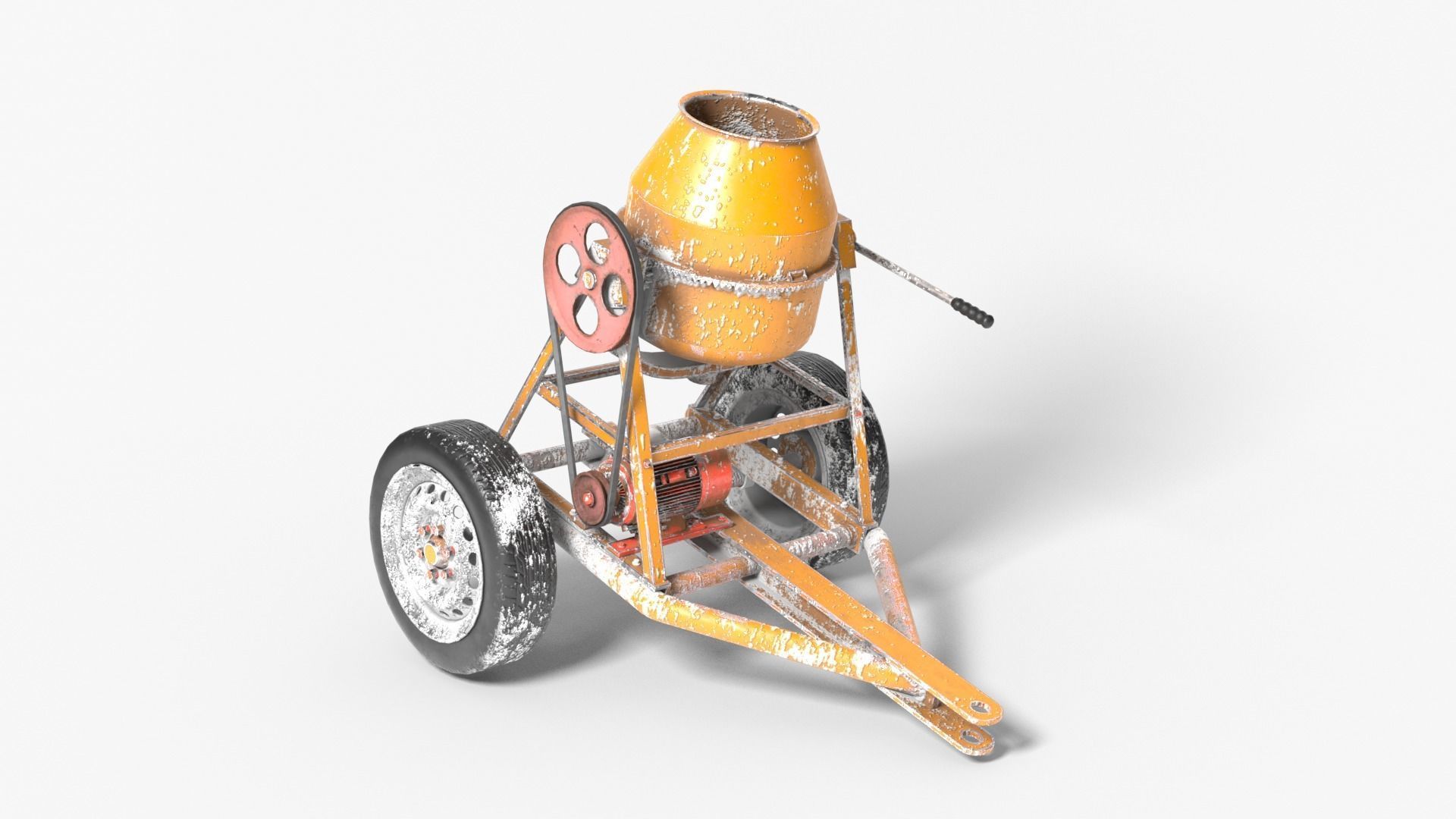 Cement Mixer Machine 3D model | CGTrader