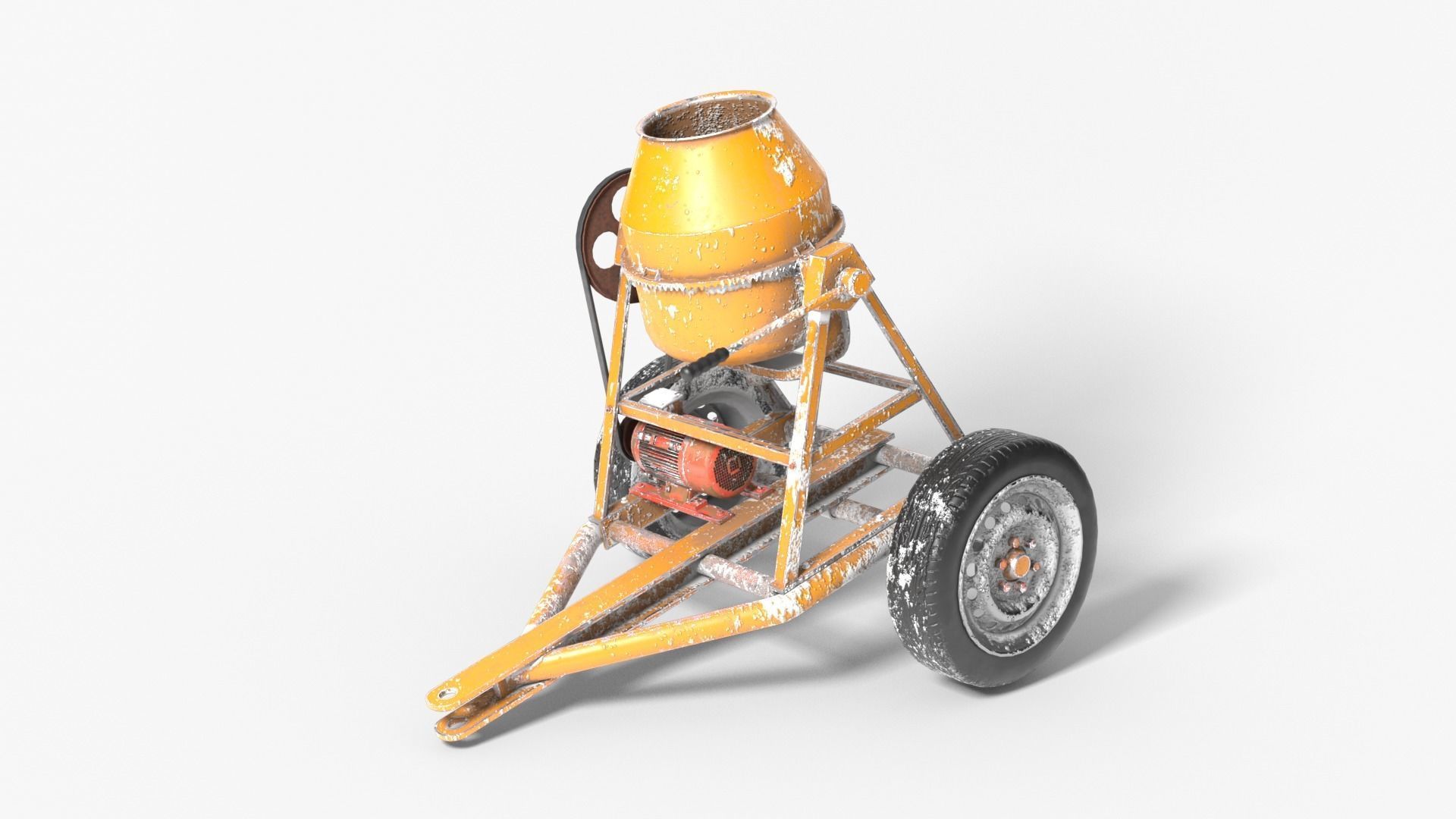 Cement Mixer Machine 3D model | CGTrader