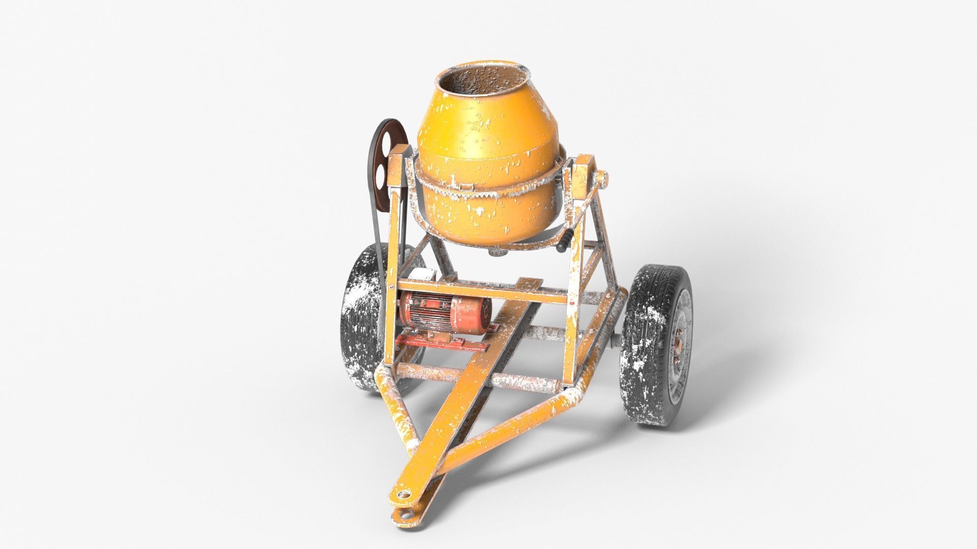 Cement Mixer Machine 3D model | CGTrader