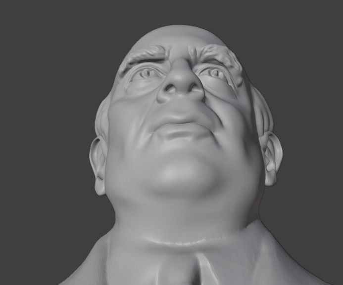 Theodor W Adorno 3D model 3D printable | CGTrader