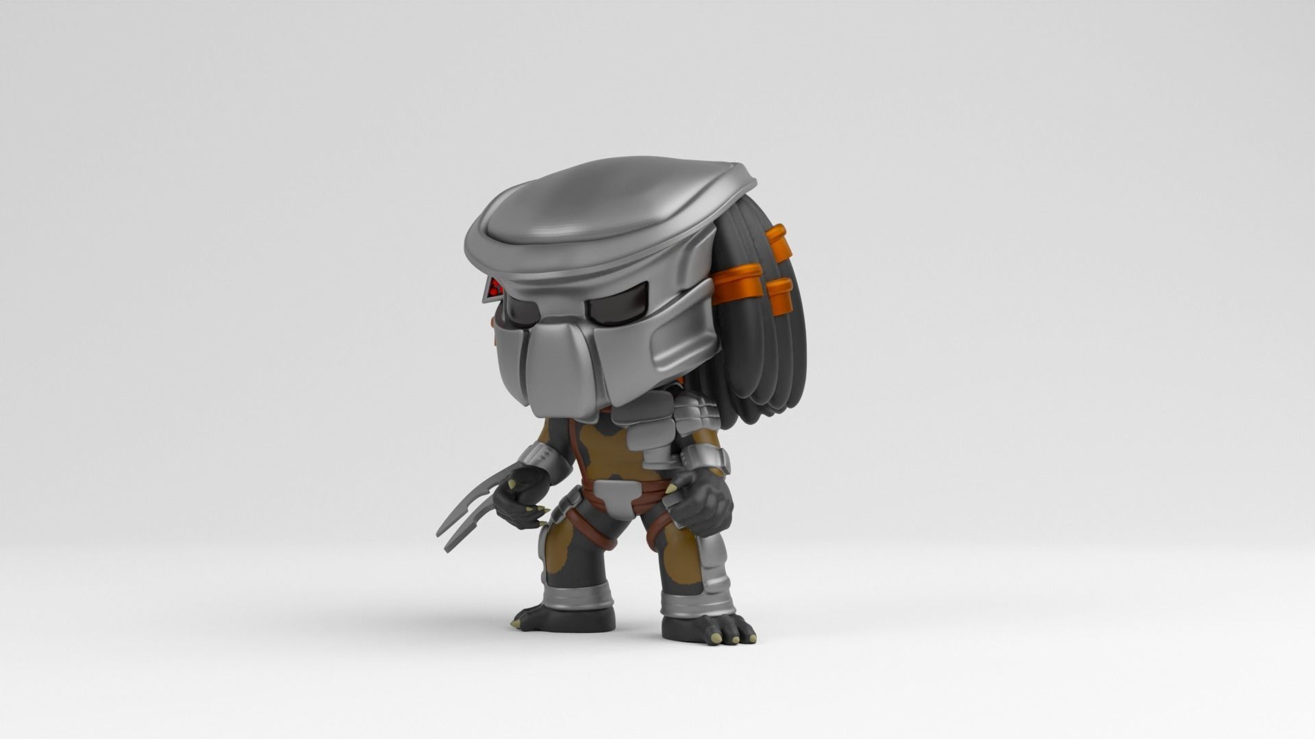 predator funko pop 3D model 3D printable | CGTrader