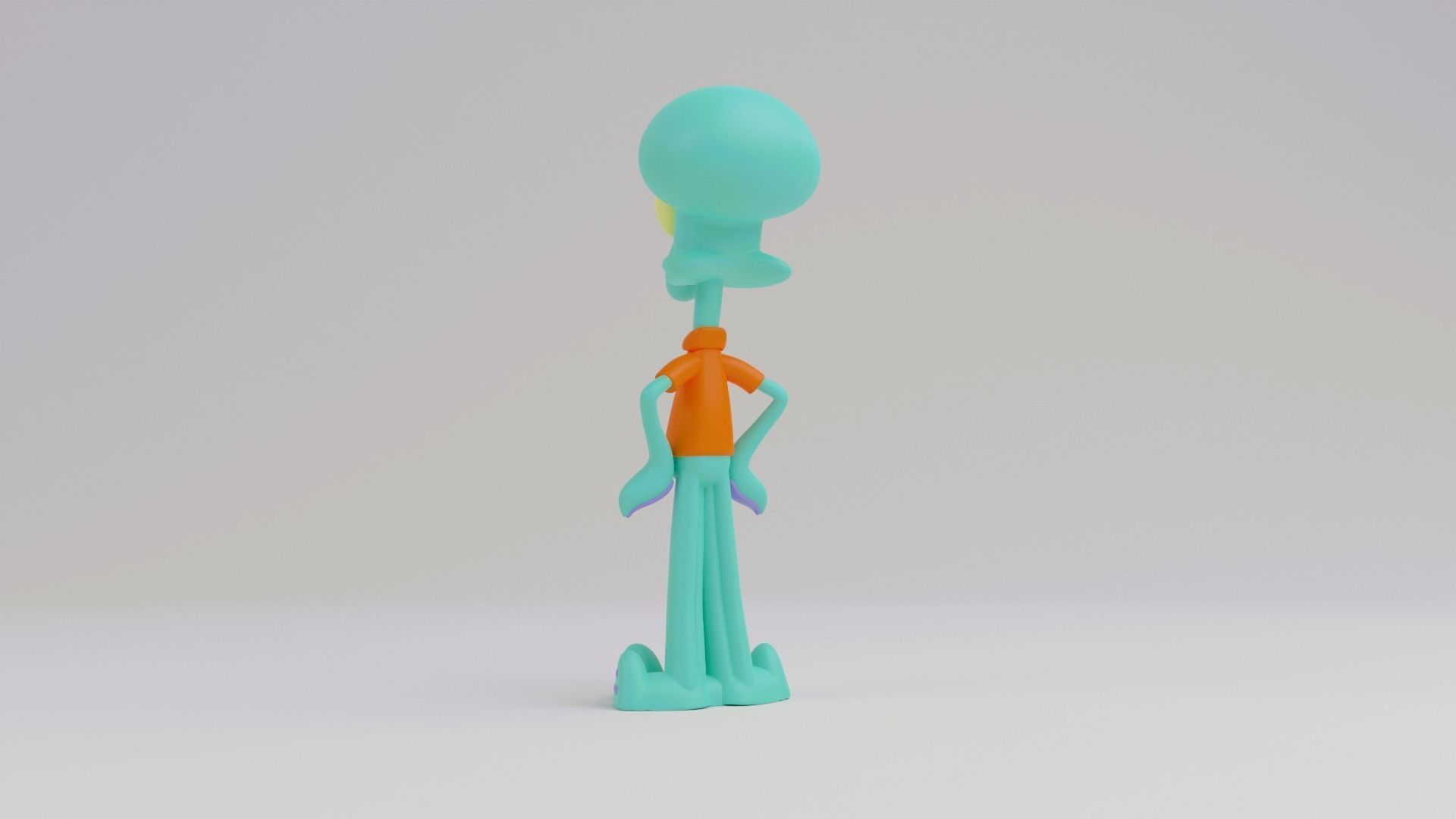 Squidward 3d print model 3D model 3D printable | CGTrader