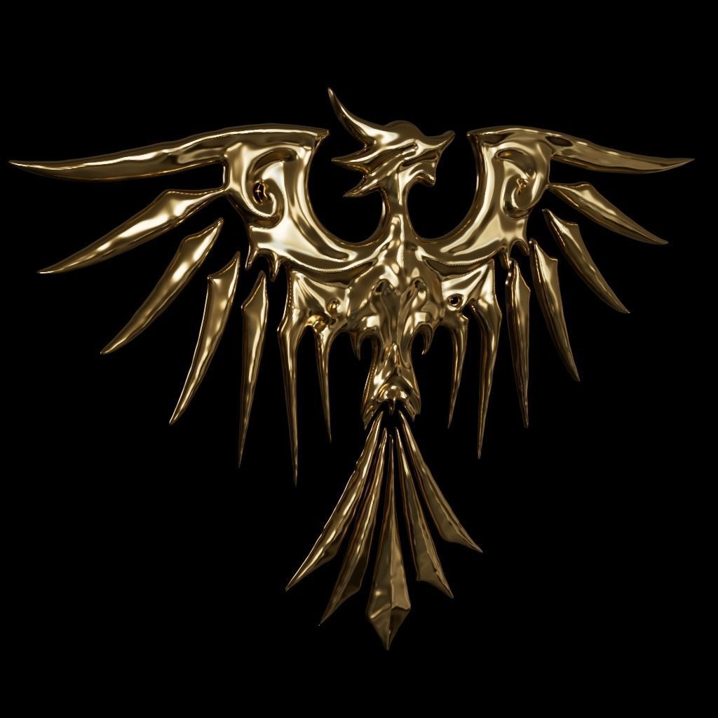 A Phoenix pendant 3D model 3D printable | CGTrader